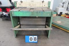 Machines Used | Diacro Foot Shear Rear Operated Hand Back Gauge