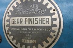 Machines Used | Red Ring Gear Finisher, With Centers, 9" Cutter Head