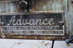 Machines Used | Advance Cross Slide Manual Rotary Table 11" x 11"
