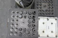 Machines Used | (12) Assorted Acrolock Tool Holders with Collets