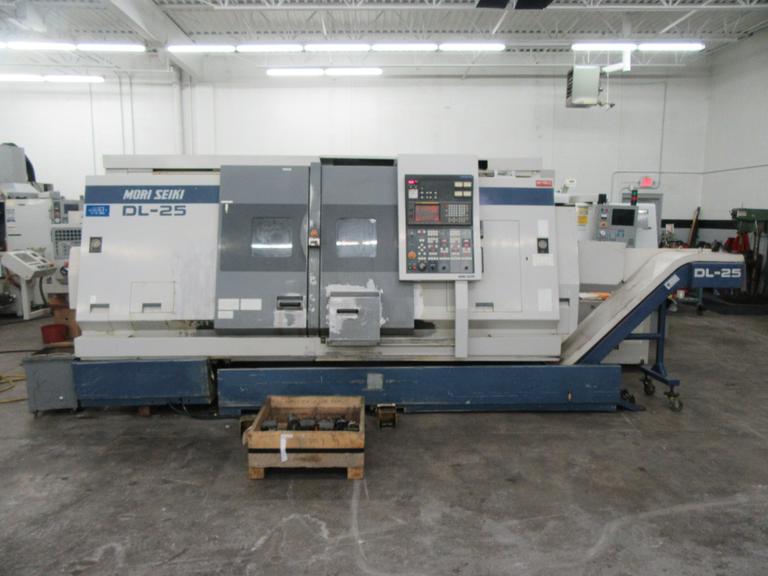 Mori Seiki DL-25MC Dual Spindle, Dual Turret CNC Turning Center w Live ...