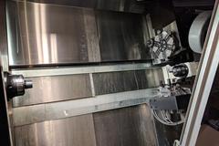 Okuma LU-S1600-2SC 1000C CNC Shaft Lathe, 4-Axis, 2-Turrets-Like NEW 725 Cutting Hours-For Sale ...