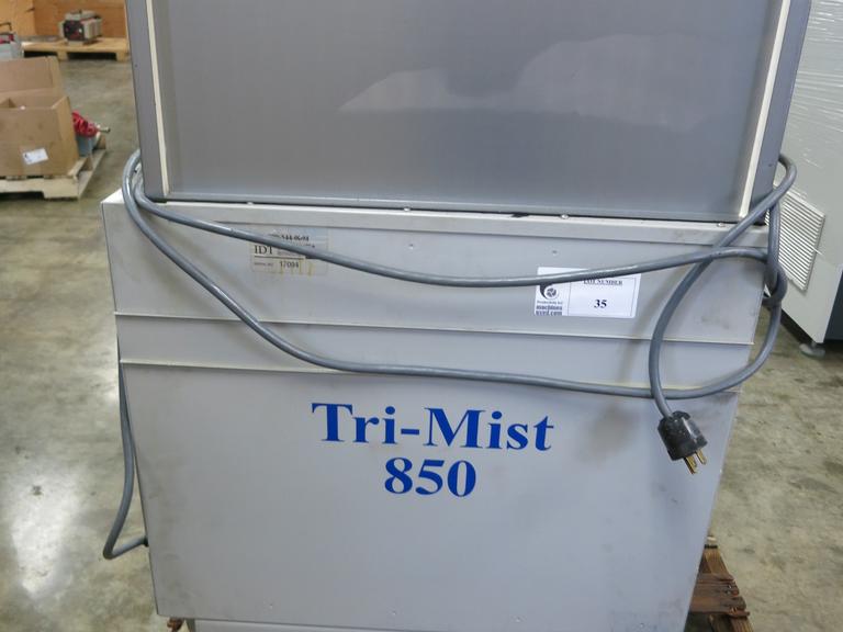 Machines Used | Tri-Mist 850 Mist Collector
