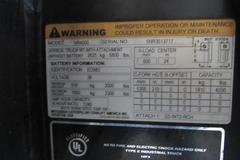 Machines Used | Caterpillar Model NR4000 Standing Type Electric Forklift