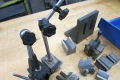 Machines Used | Assorted V-Blocks, Mag Base Indicator Stands, Angle ...