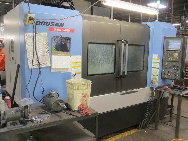 Doosan Mynx 5400 CNC Vertical Machining Center For Sale At MachinesUsed ...