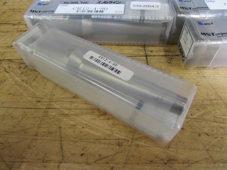 Machines Used | (6) New MST Slimline CR12-4-80 Shrink Fit 4mm Tool Adapters