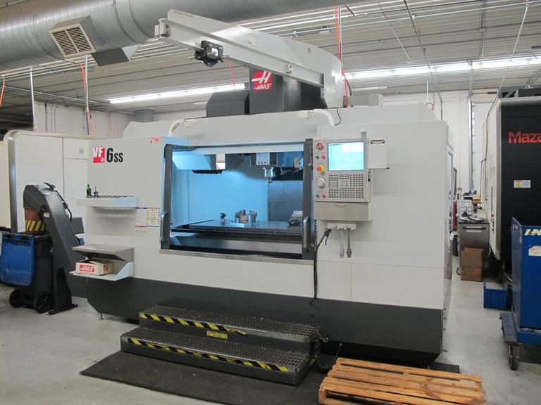 Haas VF-6SS CNC Vertical Vertical Machining Center with Renishaw ...