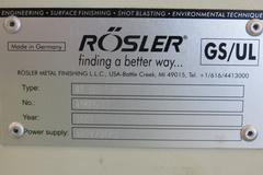 Machines Used | Rosler RT 150 Euro Deburring/Polishing Tumbler