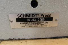 Machines Used | Schmidt Press Frame.