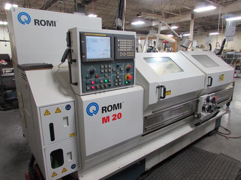 Machines Used | Romi M20 CNC Flat Bed Lathe with Fanuc 21i-T Control 3 ...