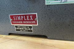 Machines Used | Leitz Simplex Toolmaker's Microscope with 2.1x Objective Lens and Light Source