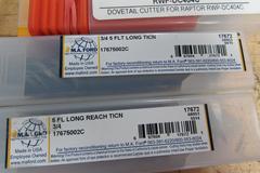 Machines Used | Assorted Carbide End Mills up to 3/4" x 6"