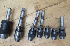Machines Used | (7) Assorted Drill Chucks for Repair/Parts
