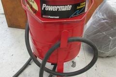 Machines Used Powermate 3 Gallon Portable SandBlaster with Gun and Goggles