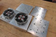 Machines Used | (2) Erowa 114mm Pallets and Assorted Aluminum Plates
