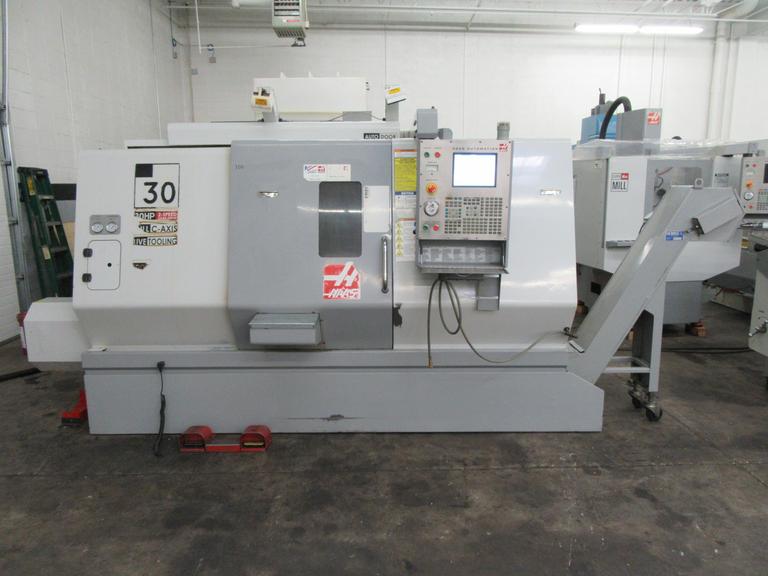 Haas SL-30 CNC Turning Center with Live Tooling, C-Axis, Geared Spindle ...