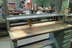 Machines Used | Equipto Metal Frame Work Bench with 1-1/2" Thick Solid ...