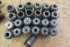 Machines Used | (25) Assorted ER20 Collets; Assorted Pull Studs