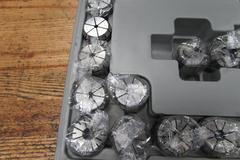 Machines Used | (25) Assorted ER32 Collets with Plastic Case