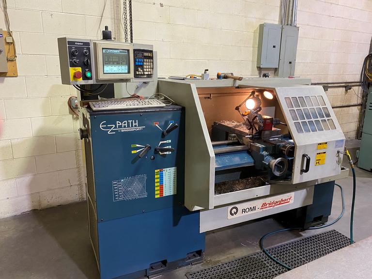 Bridgeport Romi EZ Path CNC Engine Lathe | Machines Used
