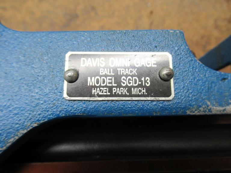 Machines Used | Davis Omni Gage SGD-13 Ball Track