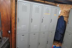 Machines Used | (2) Interior Steel Equipment Co. 8-Door Locker Units