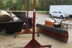 Rolling Hoist Frame with TJ Maxton 10' 2 Ton Chain Hoist | Machines Used