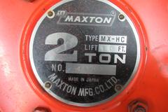 Rolling Hoist Frame with TJ Maxton 10' 2 Ton Chain Hoist | Machines Used