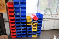 Large Assortment of Plastic Storage Bins | Machines Used