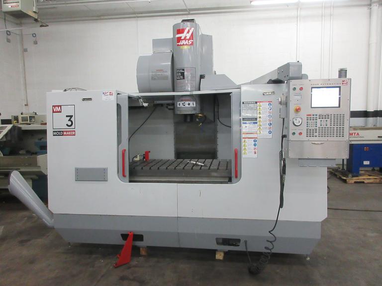 Haas VM-3 CNC Vertical Machining Center w 24+1 Side Mount Tool Changer ...