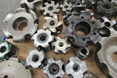 Over (60) Assorted Shell Mills from 1-1/2" to 6" Diameter