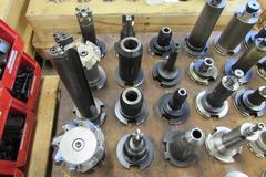 Machines Used | (72) Assorted Cat 50 Tool Holders: Boring, Shell Mill ...