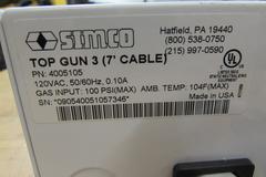 Machines Used | Simco "Top Gun" Ionizing Air Gun with 7' Cable