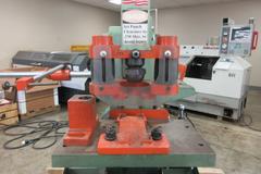 Piranha Model P-50 Hydraulic Ironworker with Punch Station, Angle Shear ...
