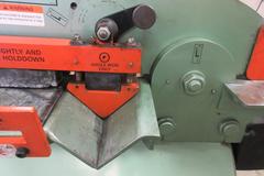 Piranha Model P-50 Hydraulic Ironworker with Punch Station, Angle Shear ...