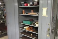Machines Used | 2-Door Metal Cabinet with Contents of Misc Meters and ...