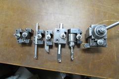 Machines Used | Aloris BXA Tool Post with (7) Slide-On Holders