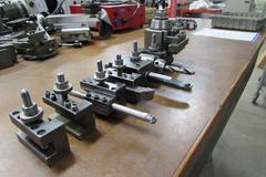 Machines Used | Aloris BXA Tool Post with (7) Slide-On Holders