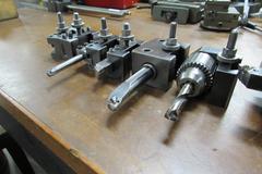 Machines Used | Aloris BXA Tool Post with (7) Slide-On Holders