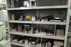 Machines Used | Metal Shelf with (6) Adjustable Shelves and Contents of ...