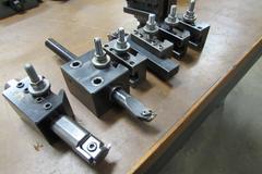 Machines Used | Aloris BXA Tool Post with (7) Slide-On Holders