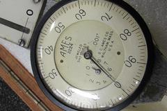 Machines Used | Ames 4" Travel Dial Indicator, .001" Resolution, Wooden Box