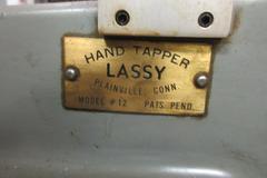 Machines Used | Lassy Model 12 Hand Tapper with Steel Stand, Adaptors ...