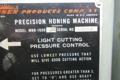 Machines Used | Sunnen MBB-1600 Horizontal Hone