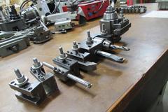 Machines Used | Aloris BXA Tool Post with (7) Slide-On Holders
