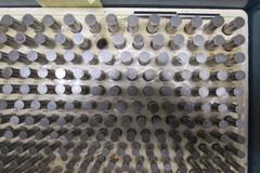 Machines Used | DoAll Gage Pin Set with Metal Case. .251" to .500 ...
