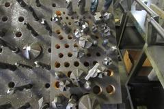 Machines Used | Assorted Perishable Tooling Including Taper Shank Drills up to 3" . Includes ...