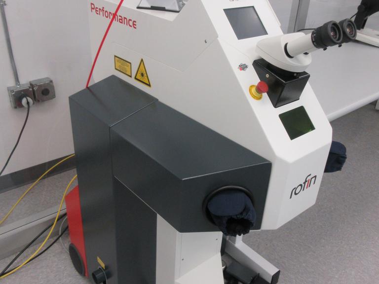 Rofin Performance Laser Welder w ND:YAG Laser, Leica Microscope ...