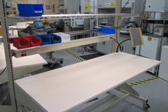 Machines Used | Lista Adjustable Height Portable Workbench with Work ...